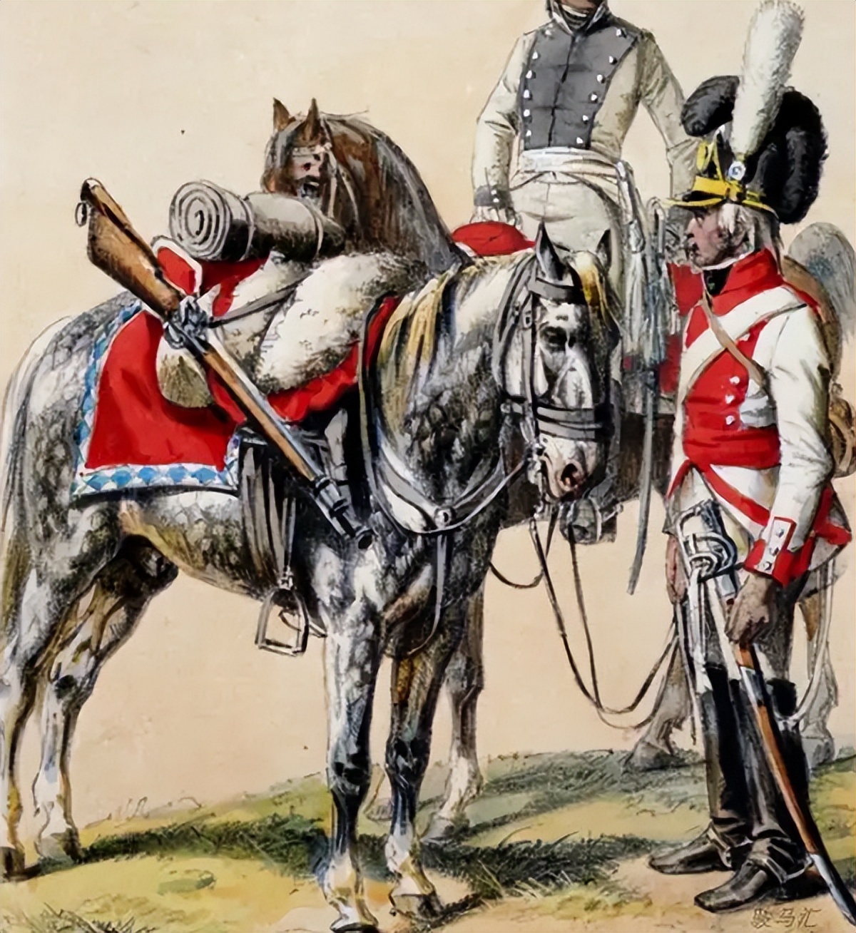 The glory moment of the British cavalry, Georgian cavalry tactics, the ...