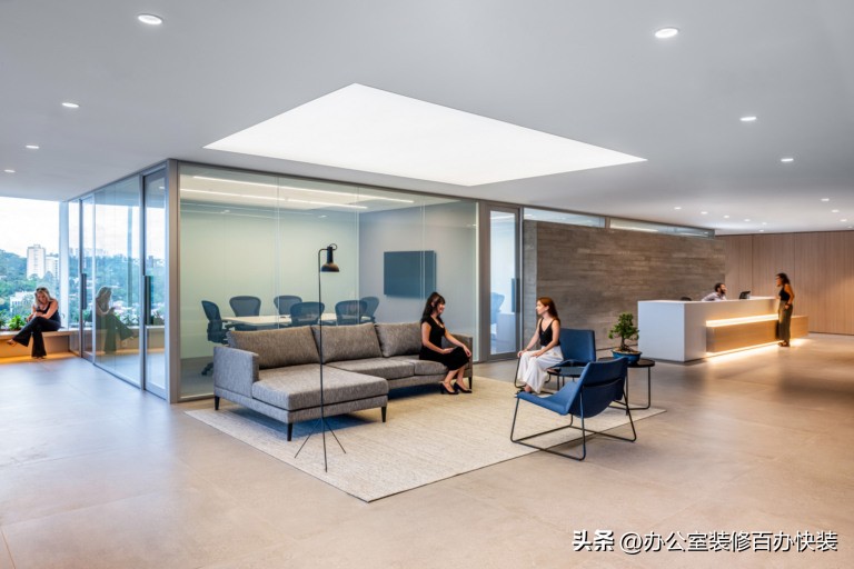 Insurance industry office decoration design - iNEWS