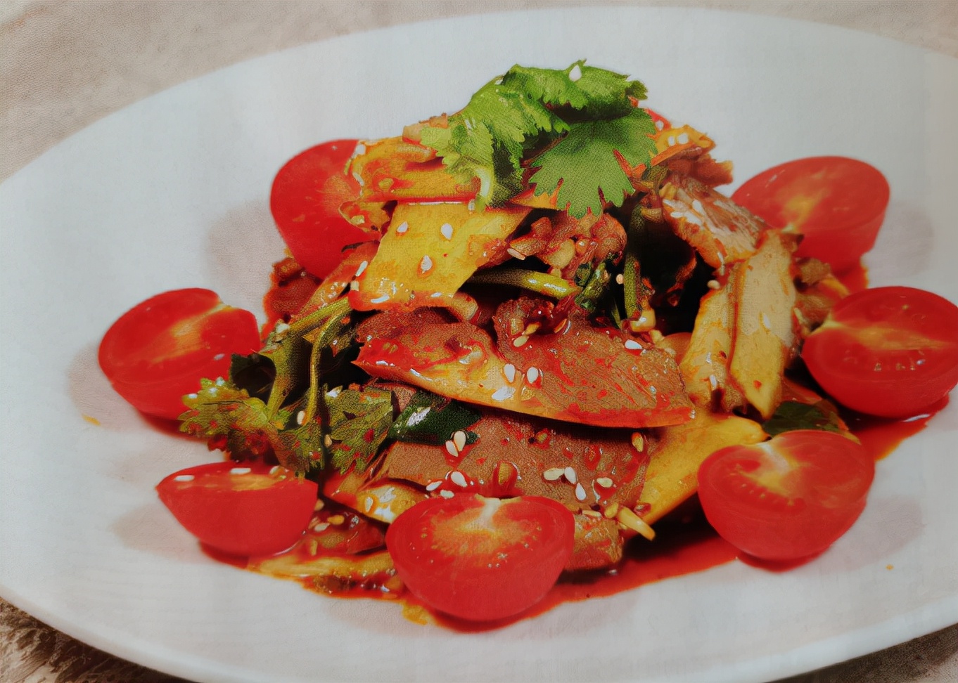 Young ginger mixed with mutton tastes appetizing and relieves greasy ...