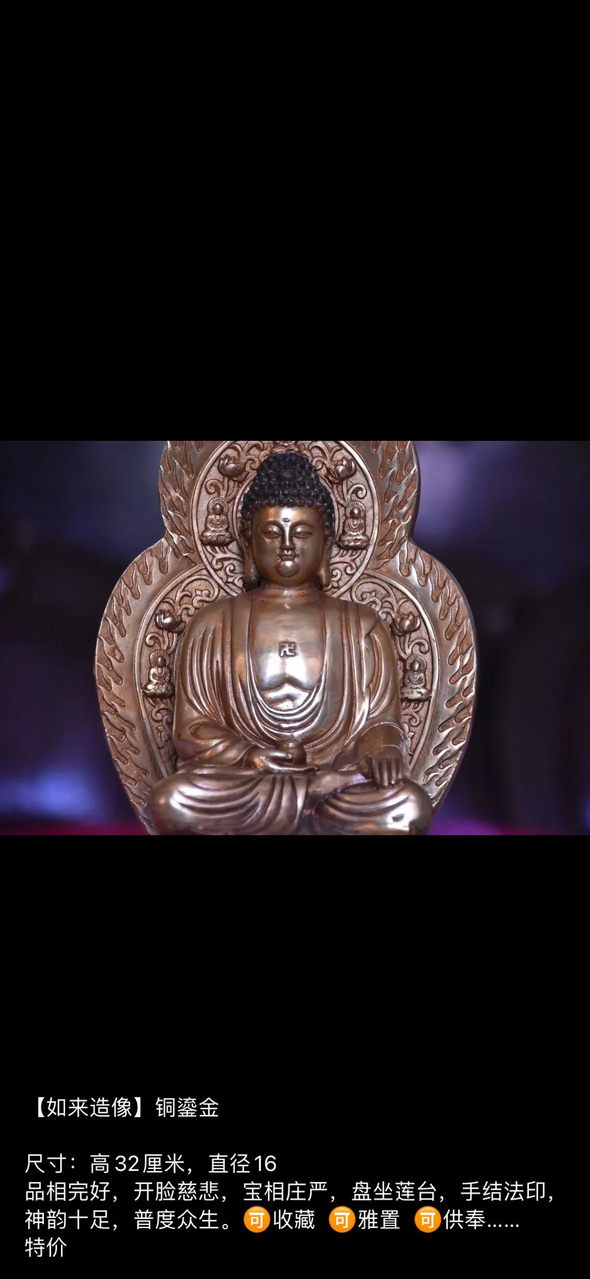 [Statue of Tathagata]Bronze gilt - iMedia