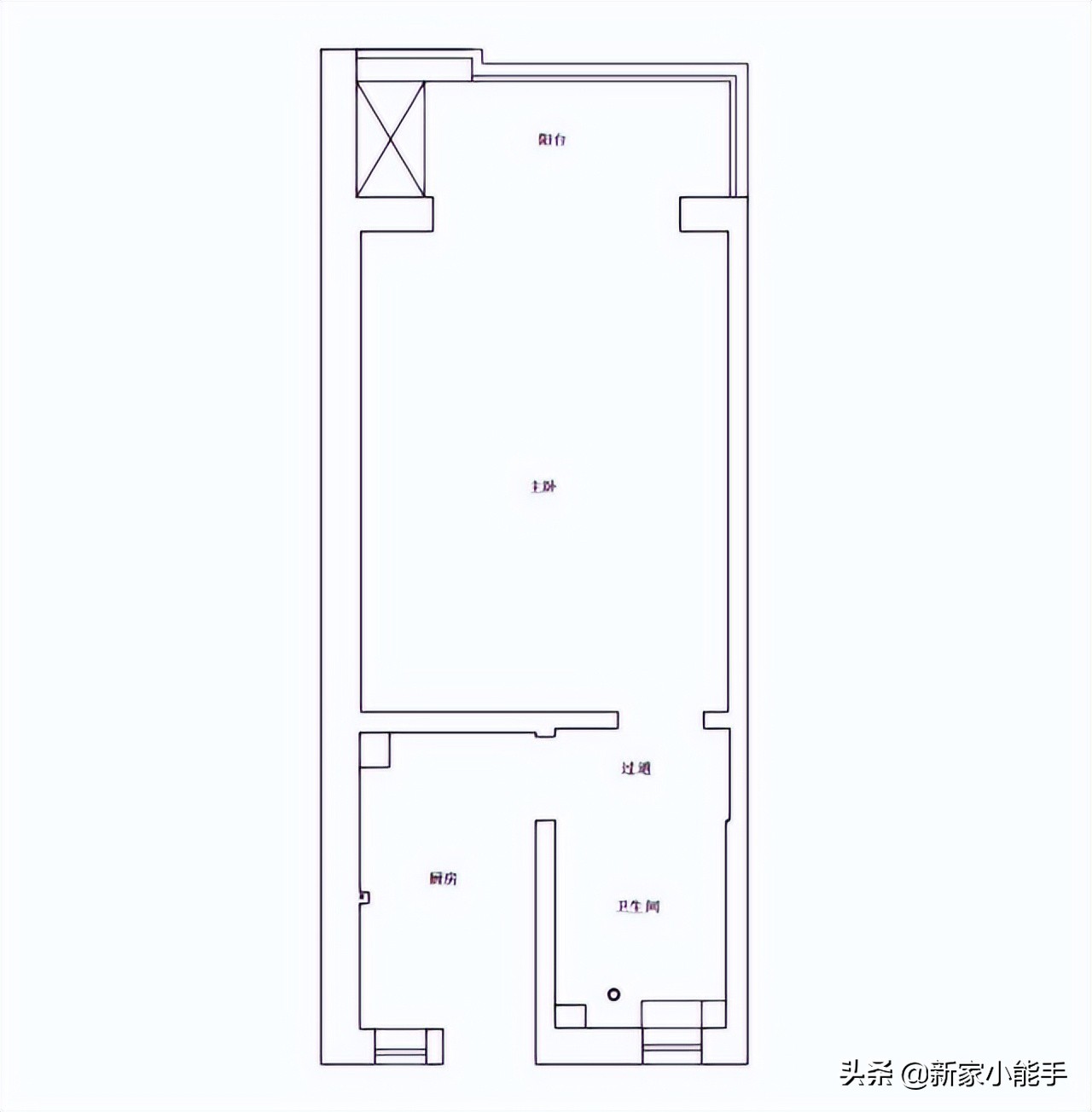 25 square meters small apartment, the design is very delicate, the ...