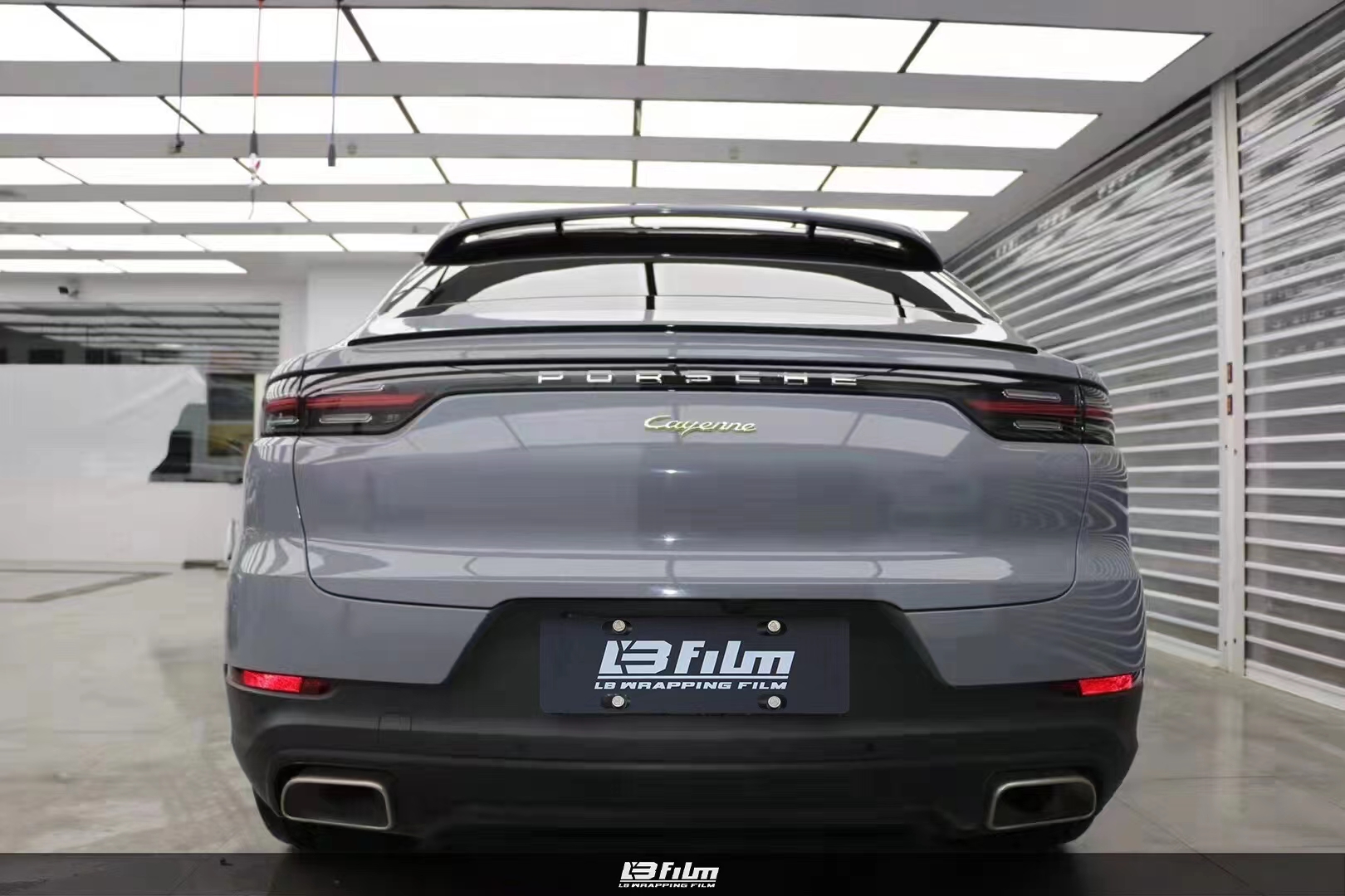Porsche LB color change film super bright haze gray, super bright ...