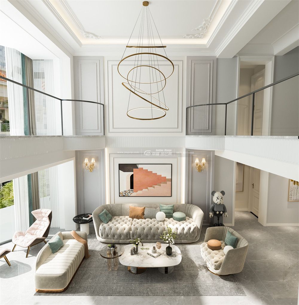 Kunming Repulse Bay 200 square meters, such a modern style mansion I ...