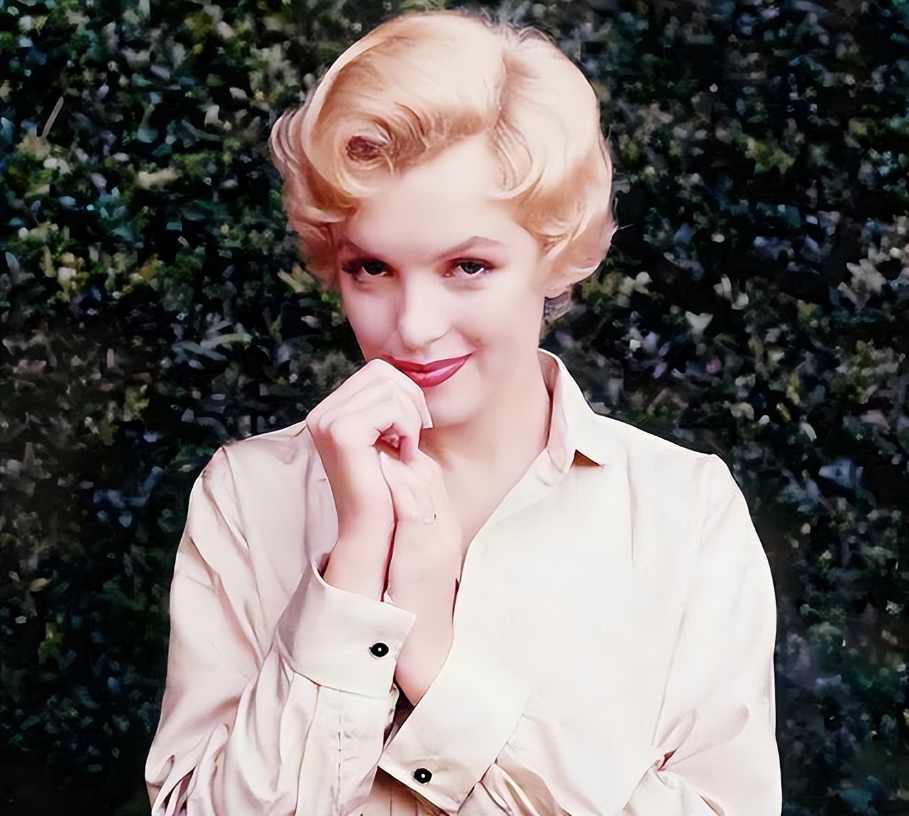 In 1951, Marilyn Monroe basked in the sun outside a studio in Hollywood ...