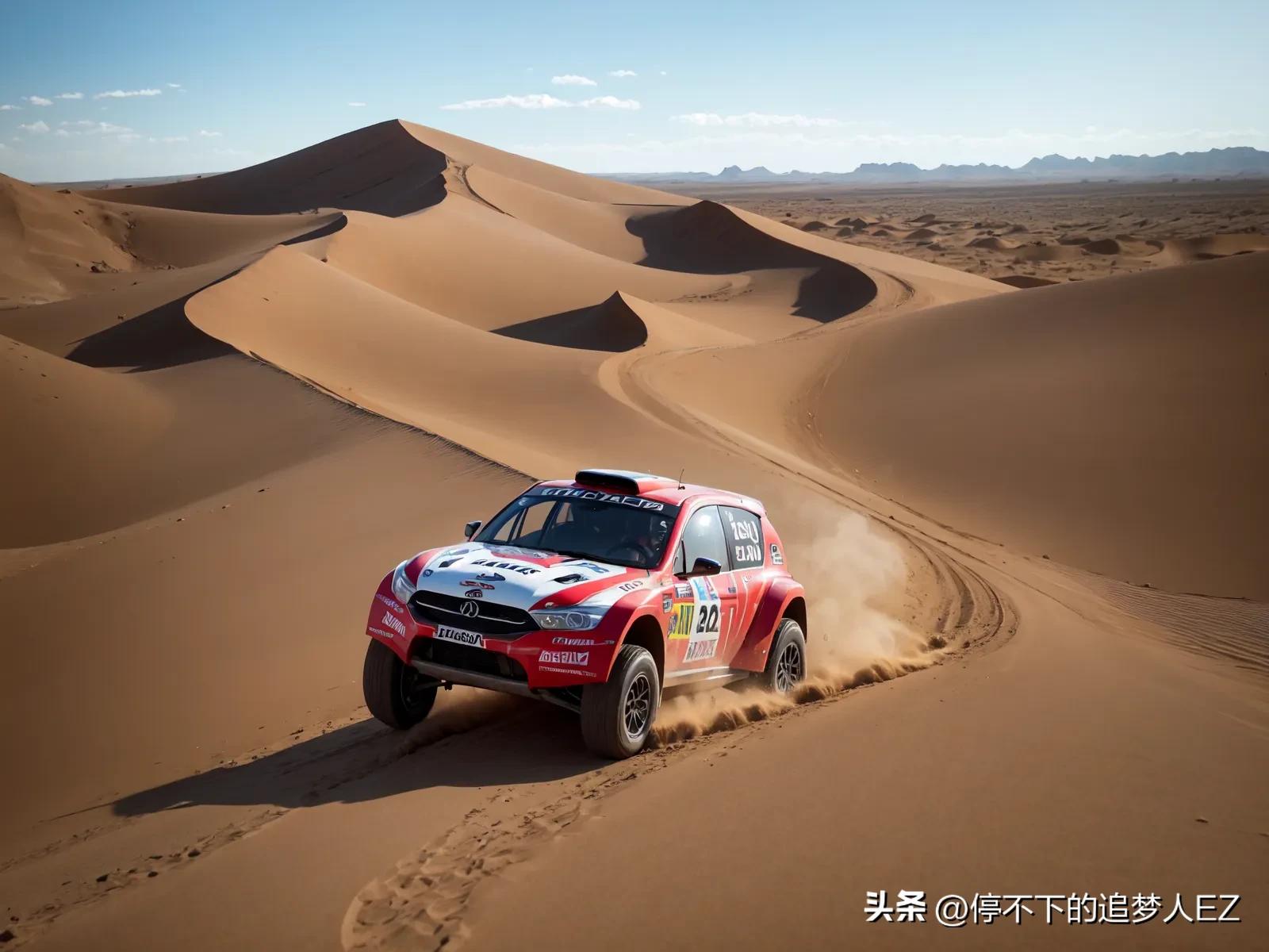 AI Painting: Paris-Dakar Rally - iNEWS