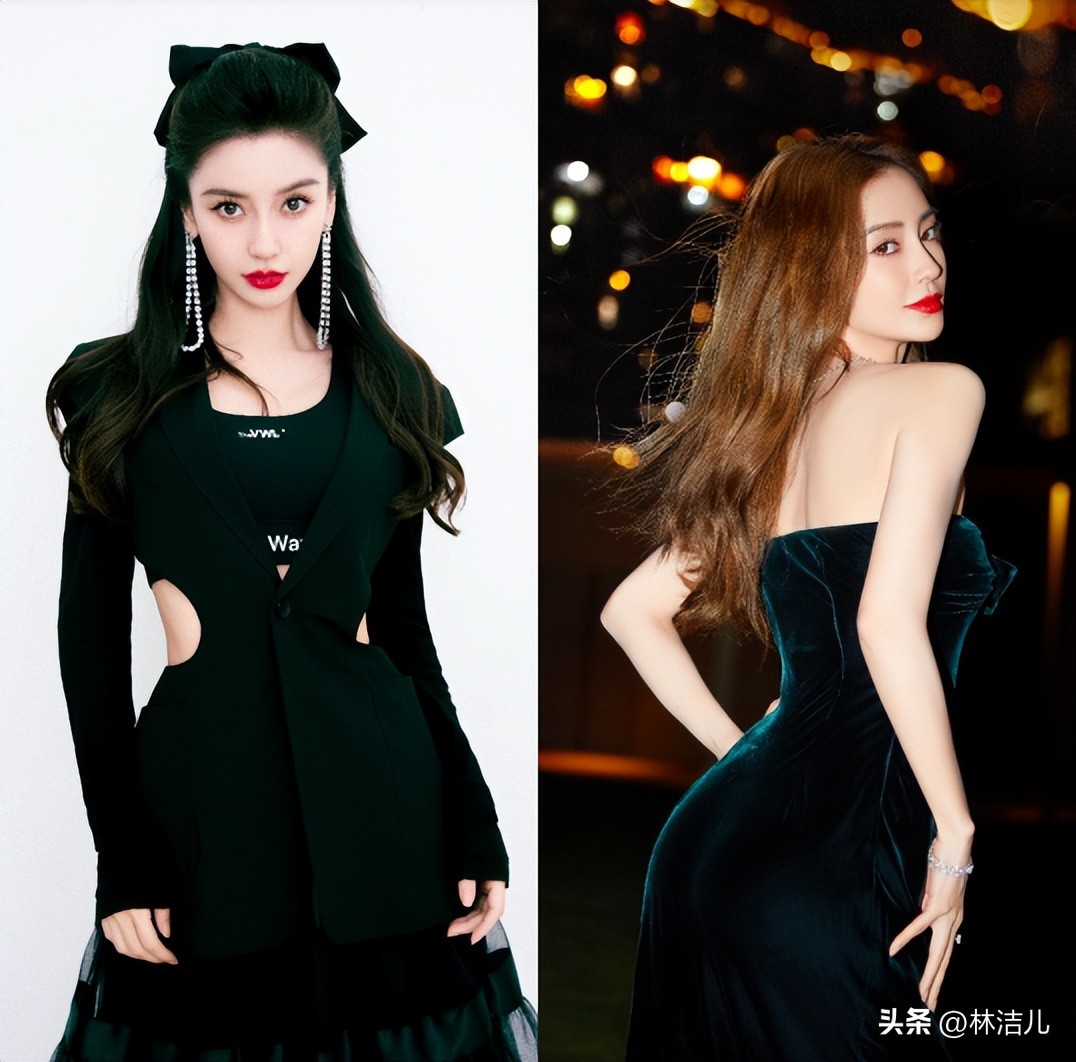 The now popular makeup without eye shadow, Angelababy painted it ten ...