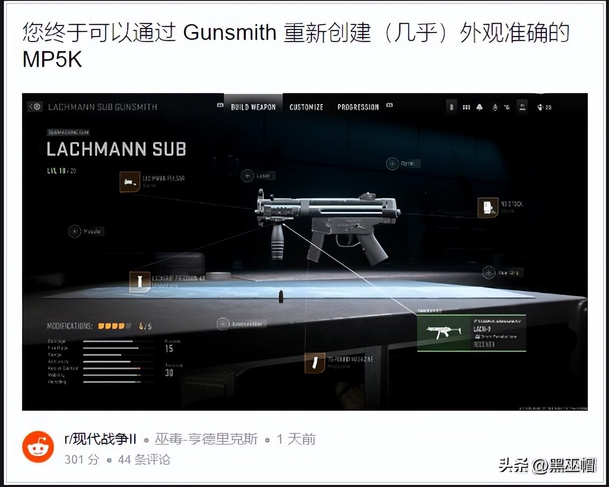 Call of Duty: Modern Warfare 2 Player Creates MP5K Using Gunsmith 2.0 ...