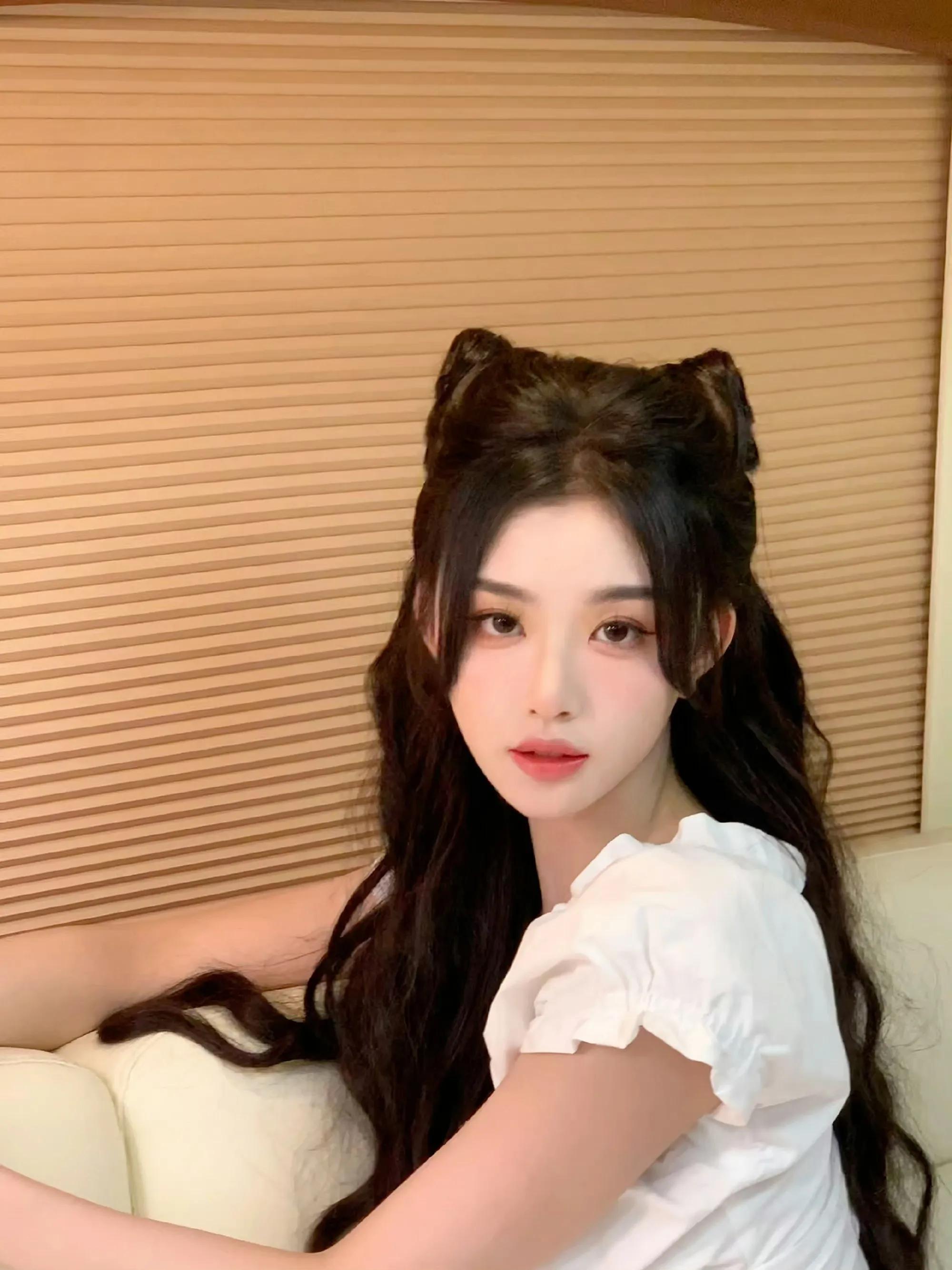 Kong Xueer's cat ears are here, the restored character Zhu Zhuqing, are ...
