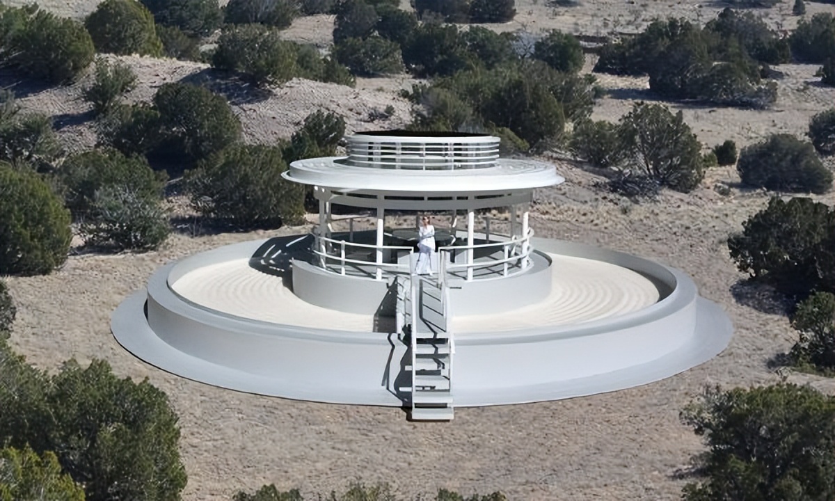 Los Angeles, USA, Interactive Circular Pattern Pavilion / Michael ...
