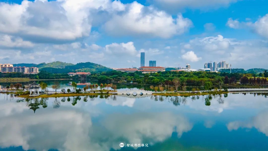 The "land of the sky" of Lihu Lake has amazed the whole Zengcheng! - iNEWS