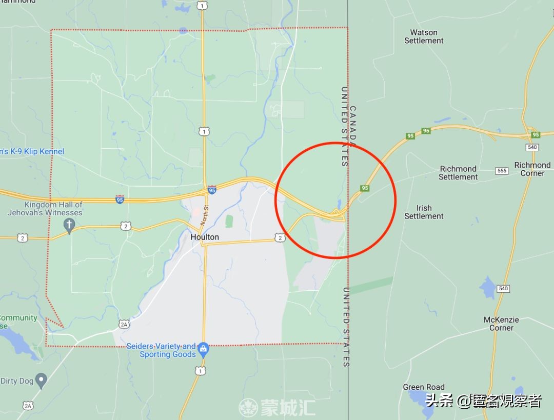 Man drives across Canadian border with explosive device Emergency ...
