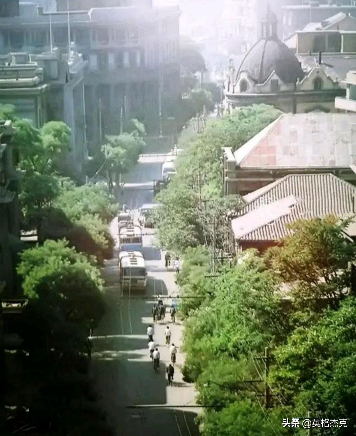 Old photos of Tianjin, "old scenes" in 1985, have you seen the street ...