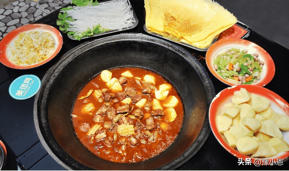 Famous food in Northeast China - stewed in an iron pot, commonly known ...