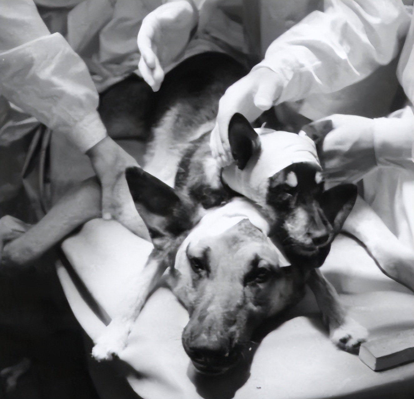 Soviet scientists created a two-headed dog in the last century, and the ...