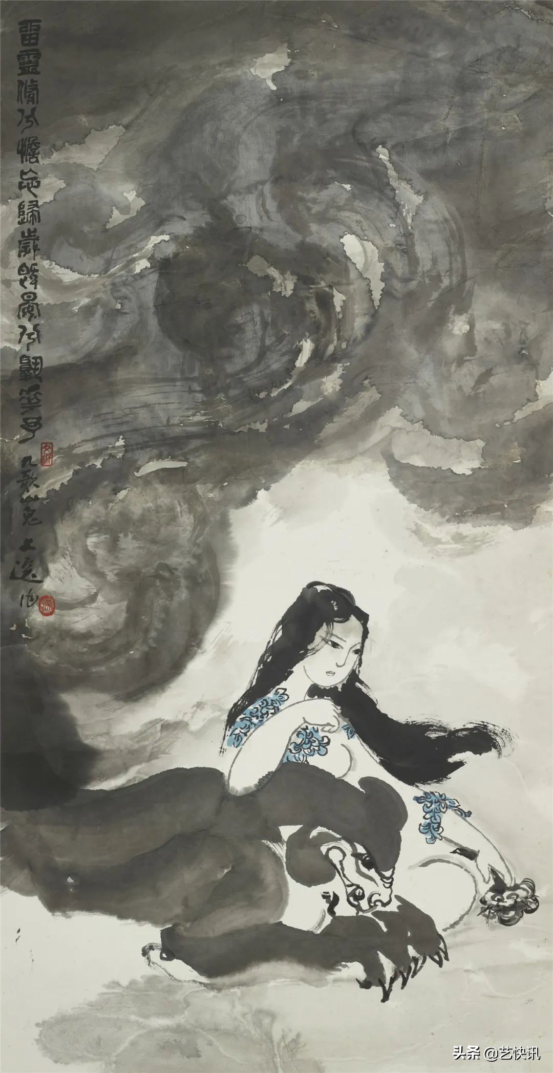 Tang Wenxuan, Tang Li Flower and Bird Painting Exhibition - iNEWS