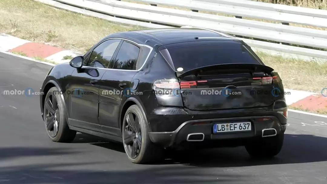 Porsche's new Macan EV exposed, with automatic opening and closing rear ...