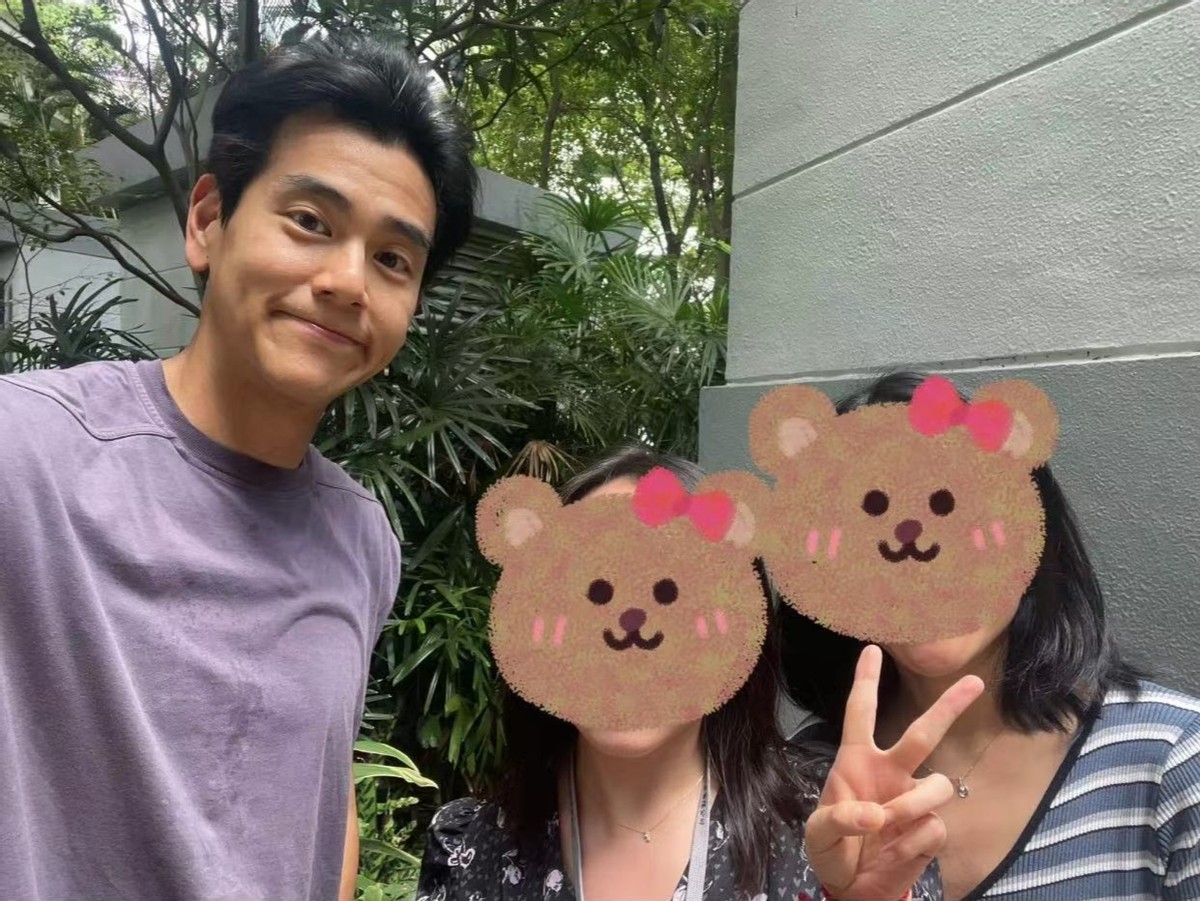 Peng Yuyan was met by chance when he was walking in the park, his face ...