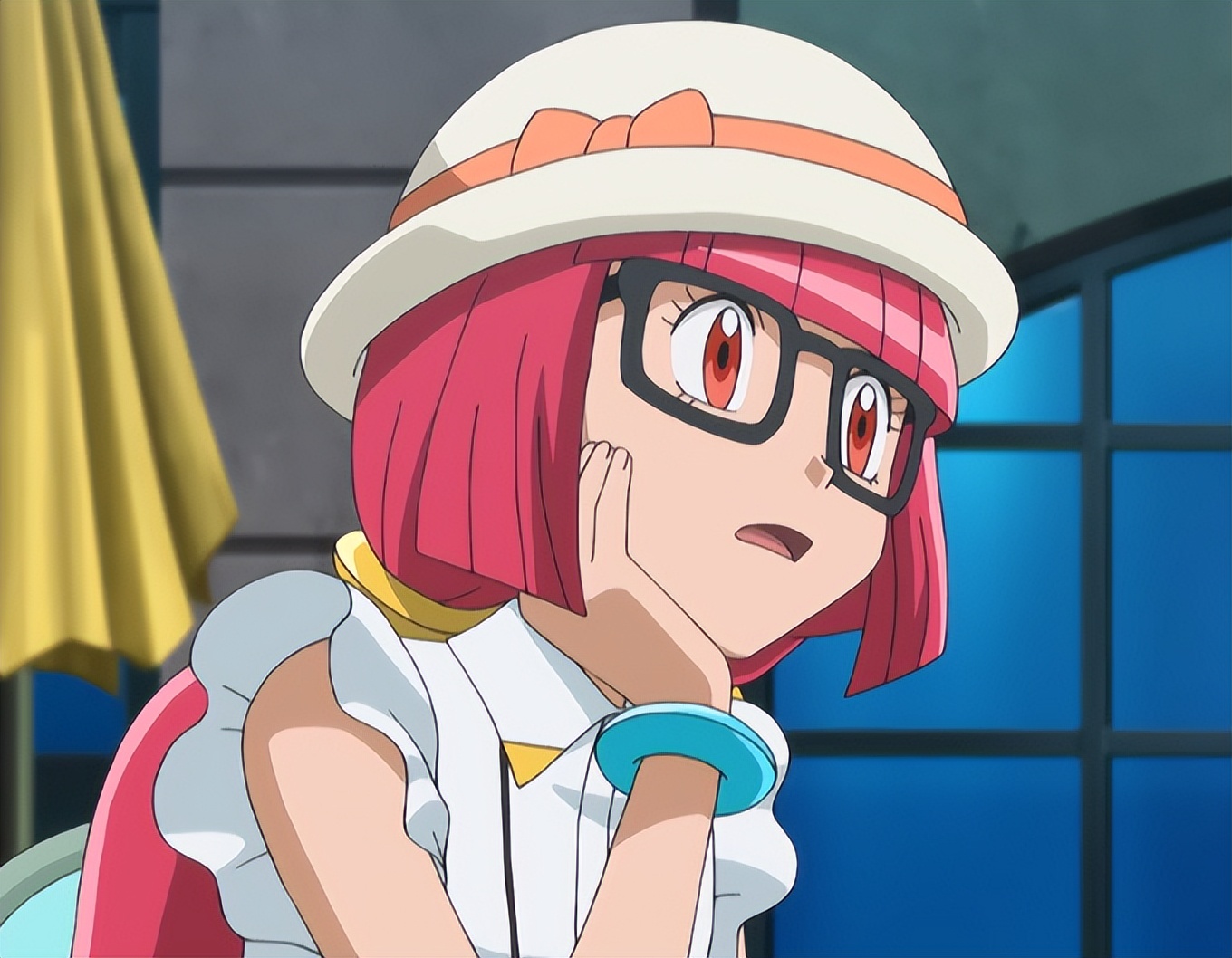 [Pokémon] The first meeting between Sarina and Ai'er, Ai'er disguised ...