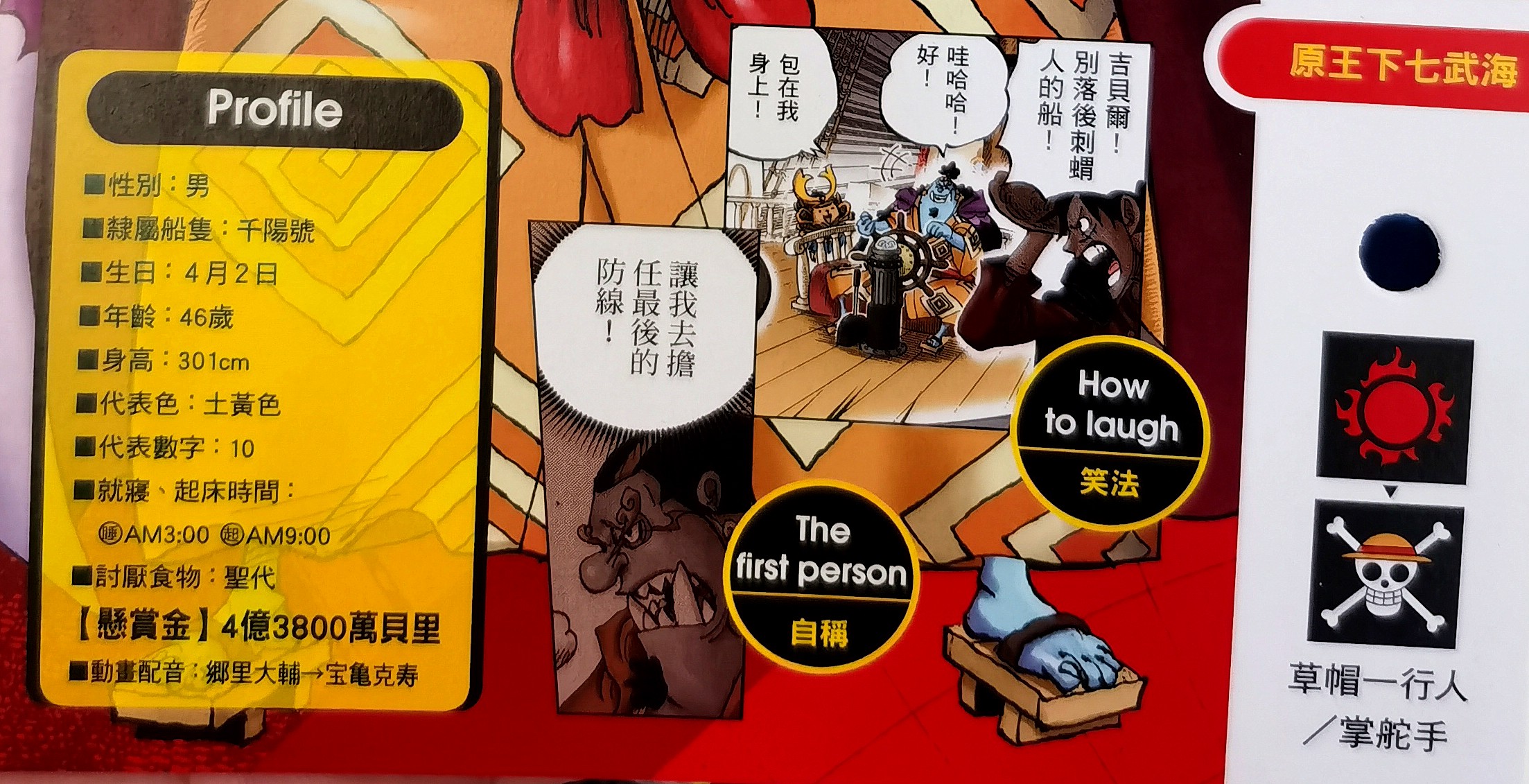 One Piece Life Card: The official announcement of the ninth person of ...