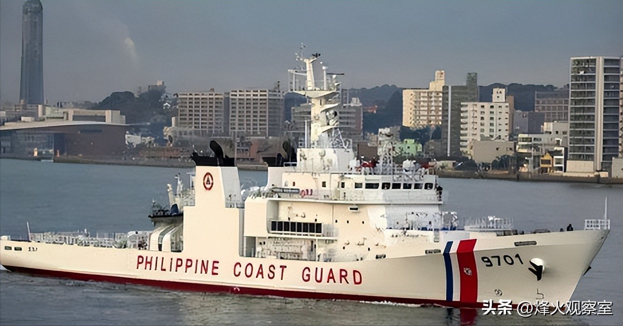 The Philippine Coast Guard ship forcibly broke into the Ren'ai Reef ...