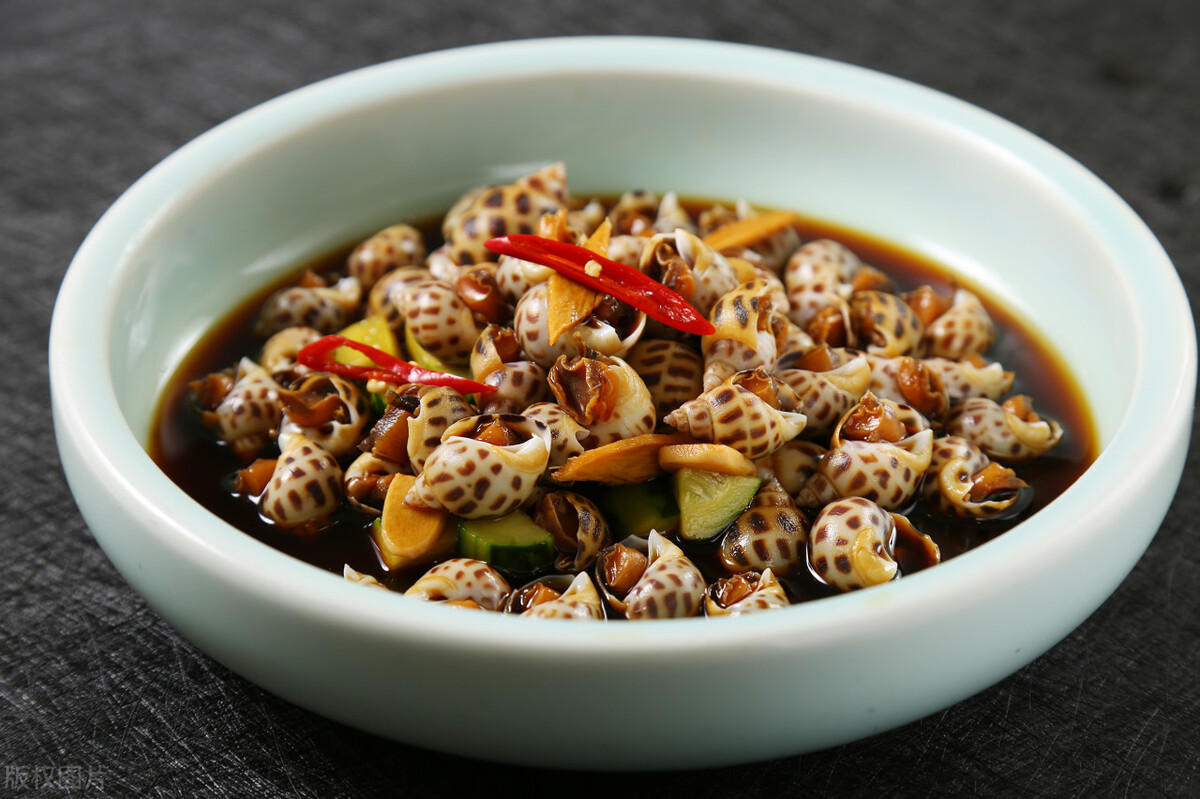 Hunan cuisine boiled flower snails in spicy wine, taste traditional ...