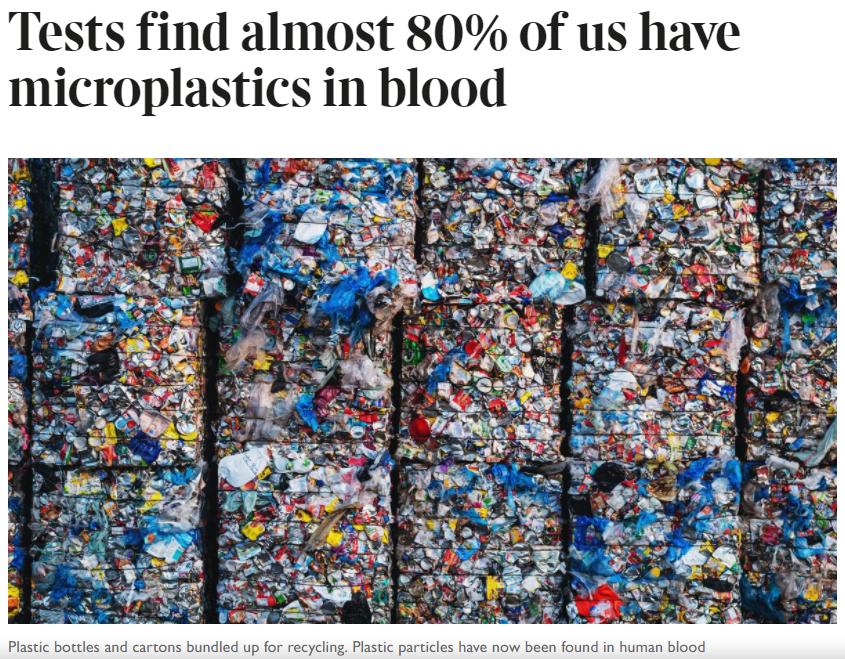 Scientists find microplastics in human blood for the first time that ...