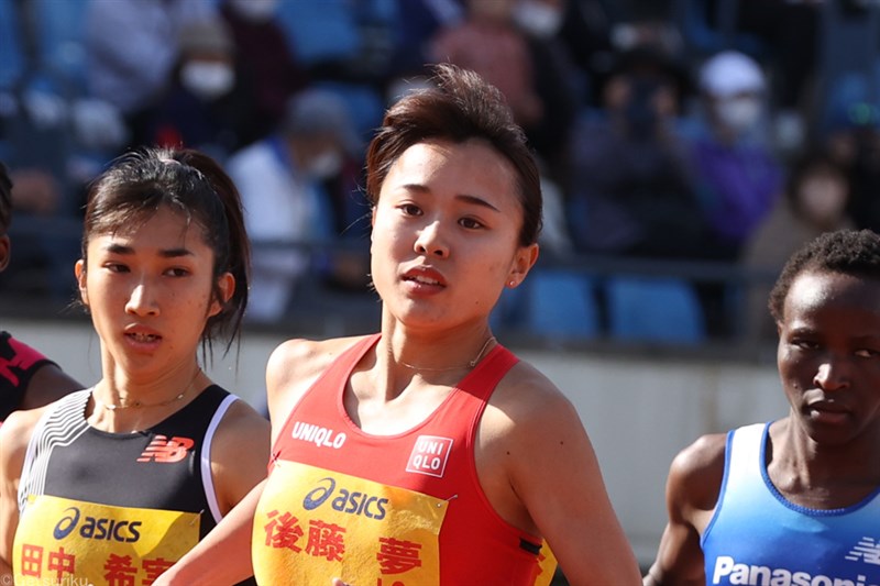 Yume Goto's best approaching personal record in the US 1500m4:09.61 ...