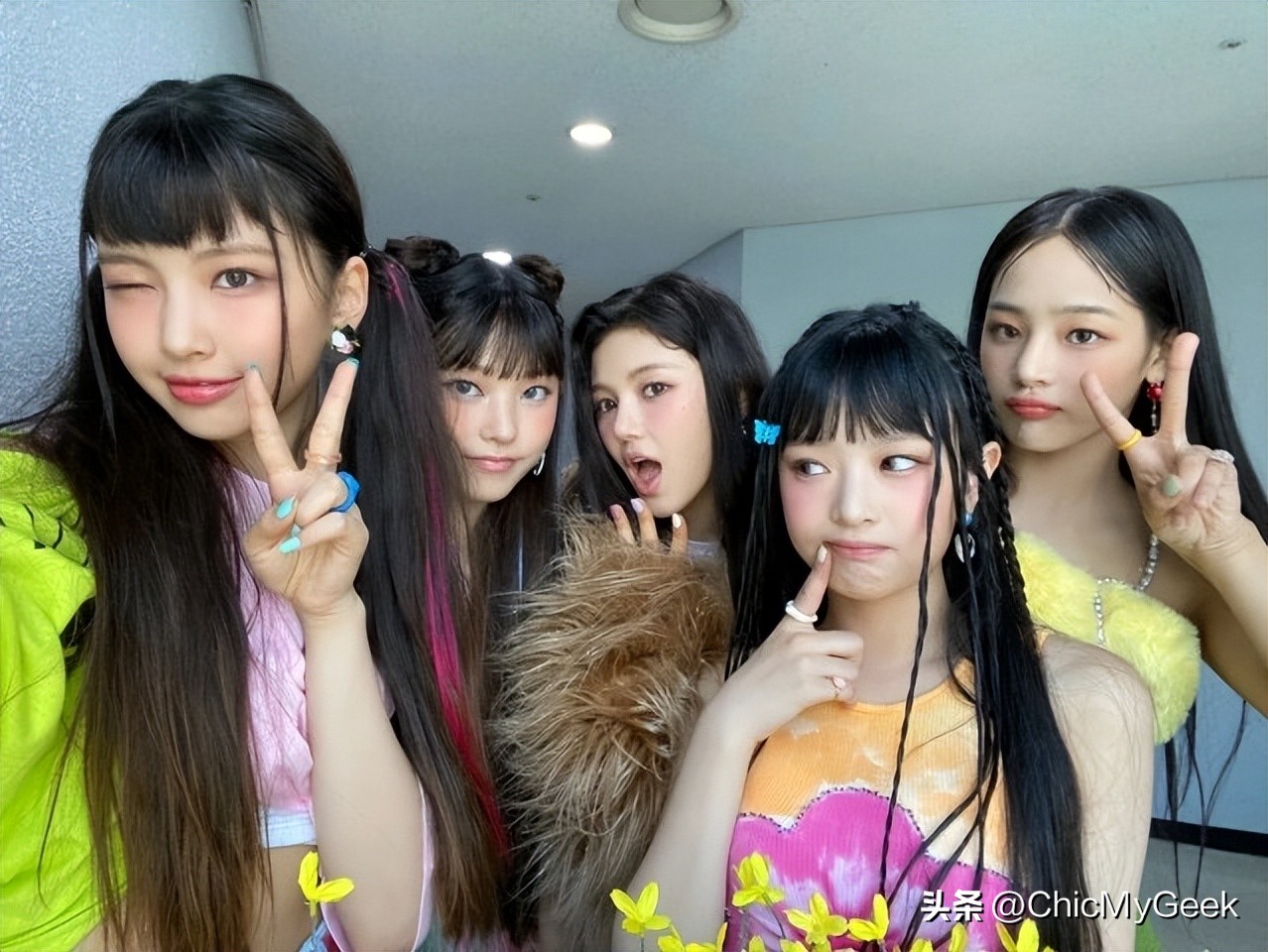 The average 16-year-old South Korean popular new girl group is ...