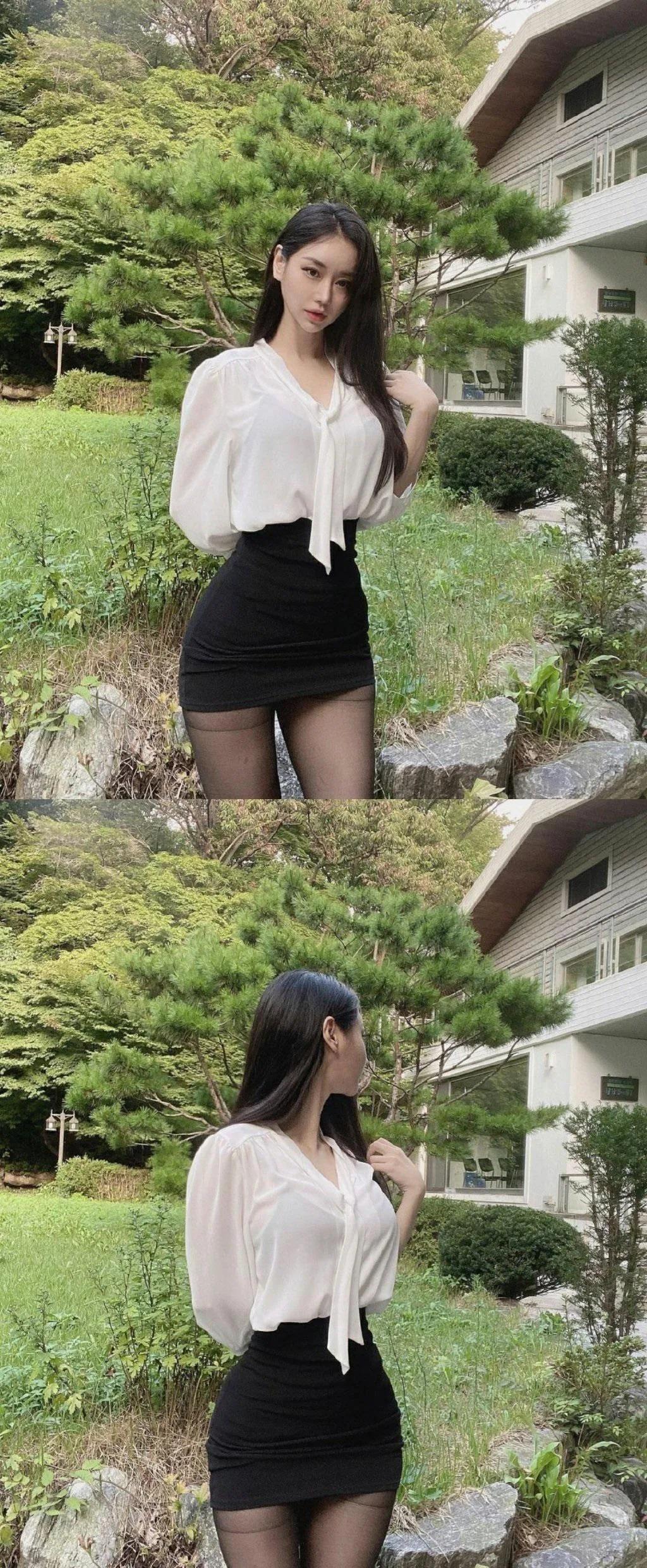 South Korean supermodel Candyseul, the combination of "top figure ...