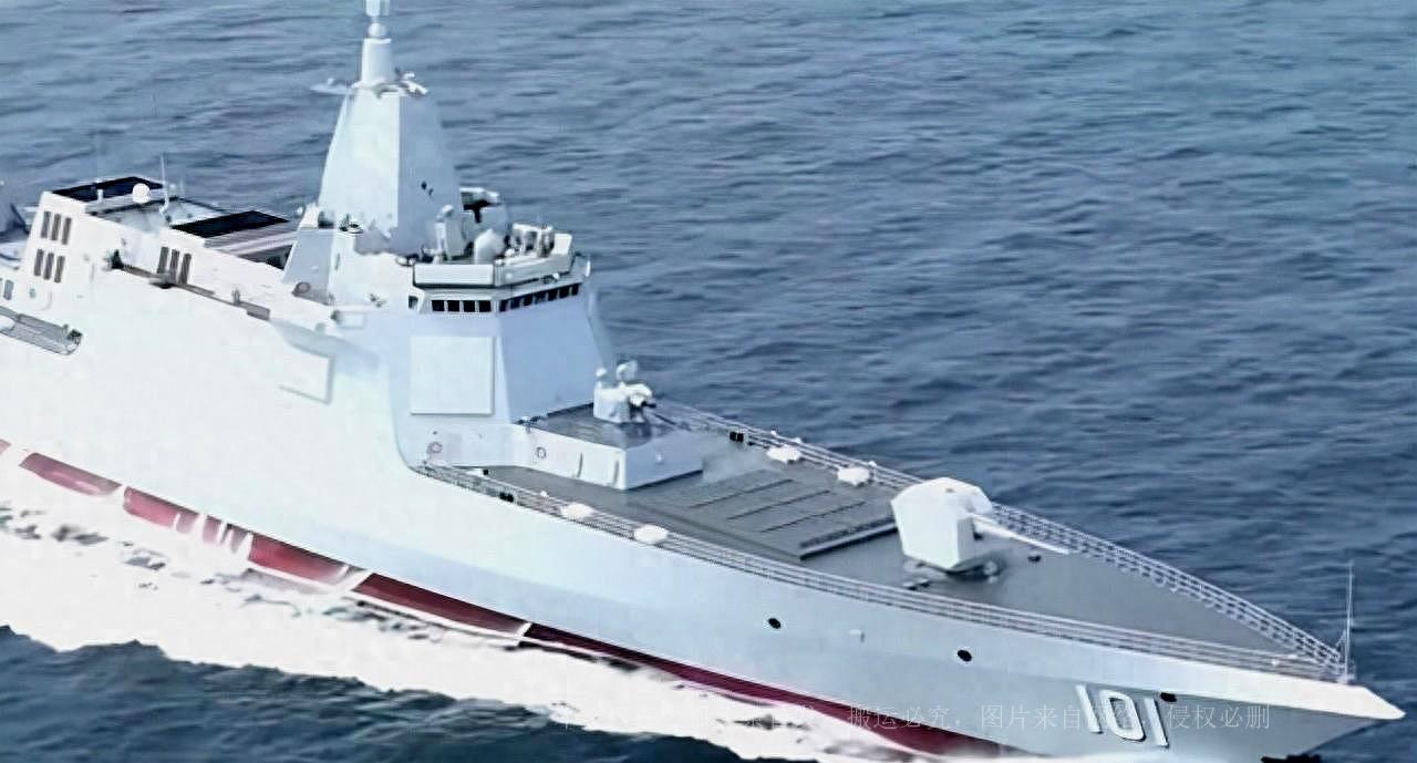 The 055 destroyer is approaching the United States. If you look at the ...