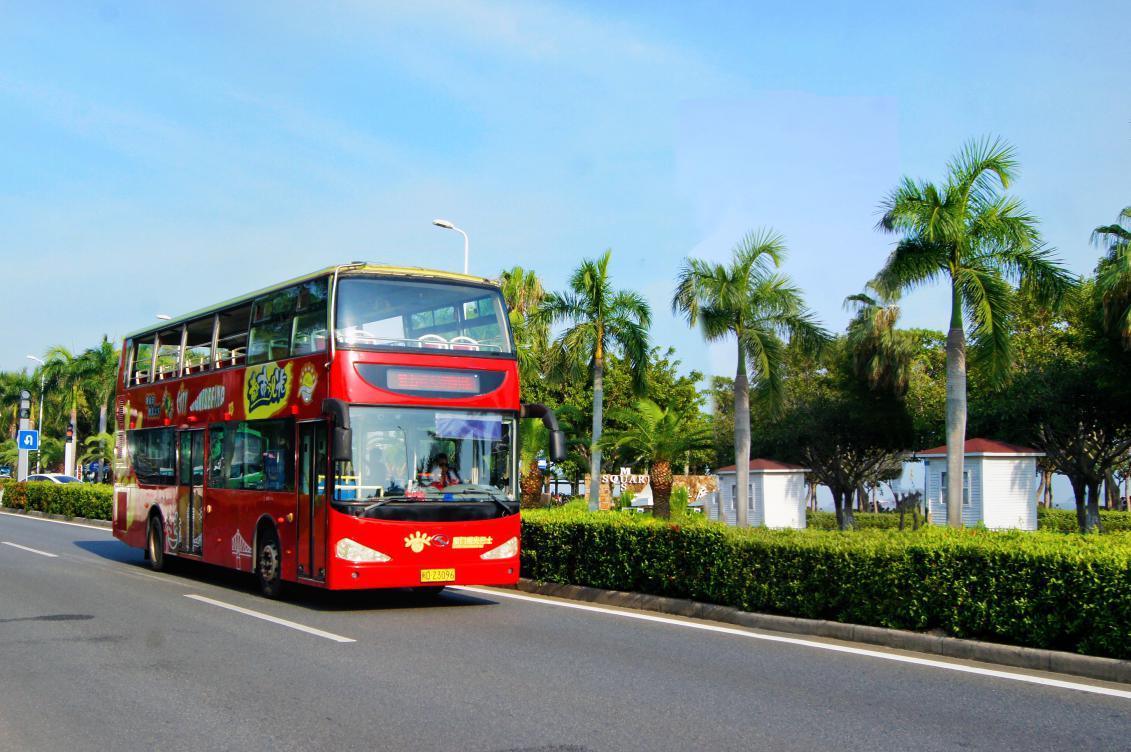 Jinlong sightseeing bus takes you to "visit" Xiamen - iNEWS