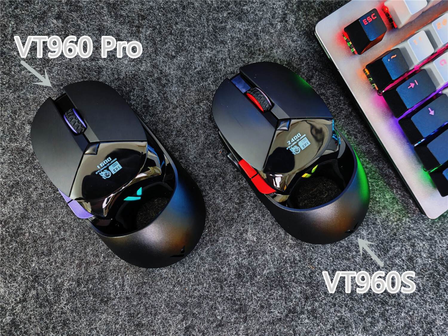 4KHz rate of return + gaming optical engine! Rapoo VT960Pro mouse hard ...