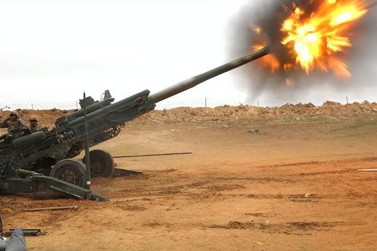 The U.S. artillery blew up after a volley, and the Ukrainian army was ...