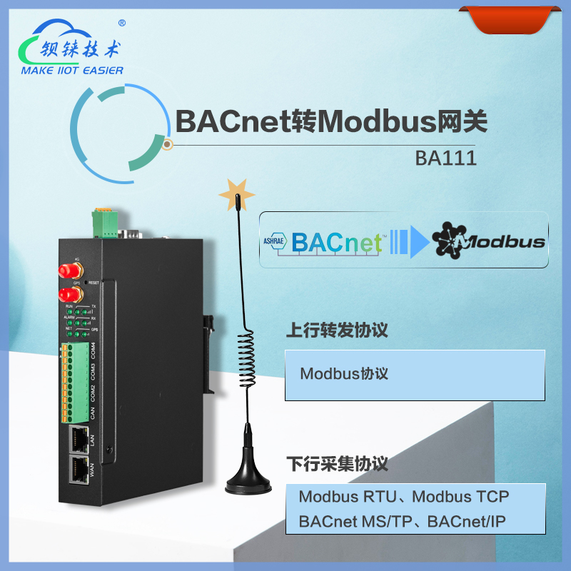 BACnet to Modbus protocol gateway realizes construction equipment data collection and control ...