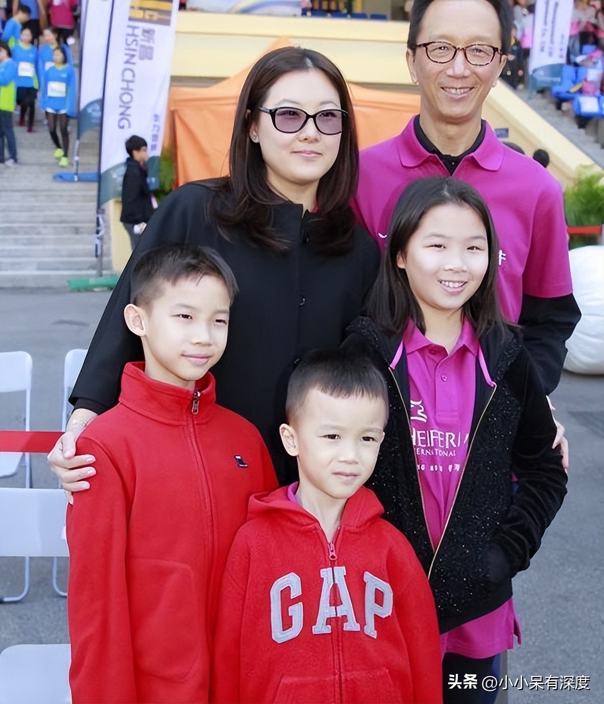 A recent photo of diving queen Fu Mingxia, 44 years old, she is very ...