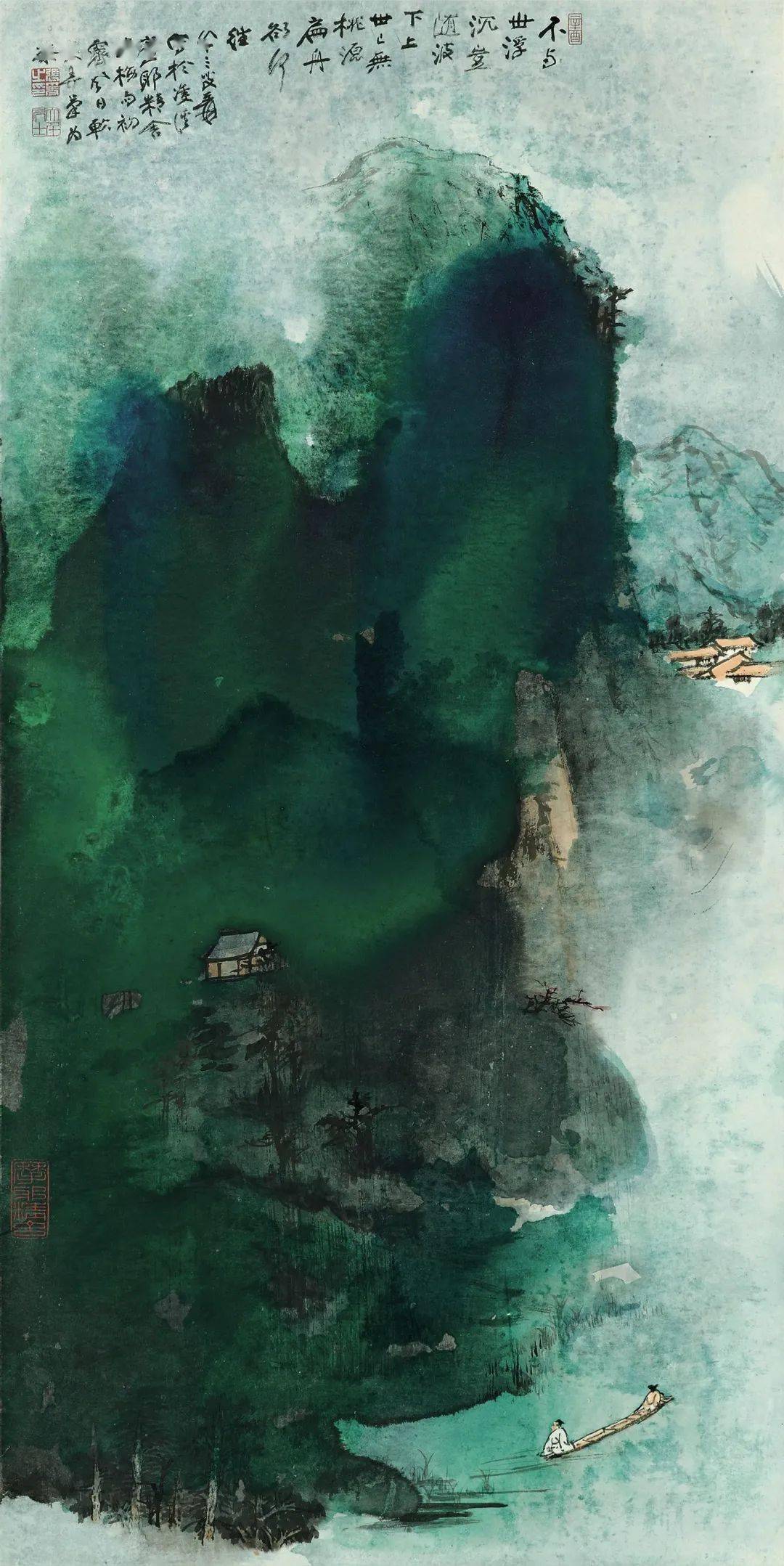 Zhang Daqian's Splashed Ink and Splashed Color Landscape Paintings - iMedia