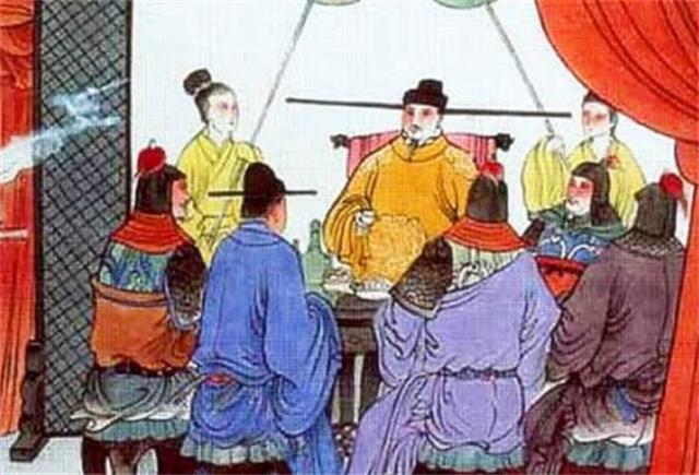 When Zhao Kuangyin released the military power with a glass of wine, he ...