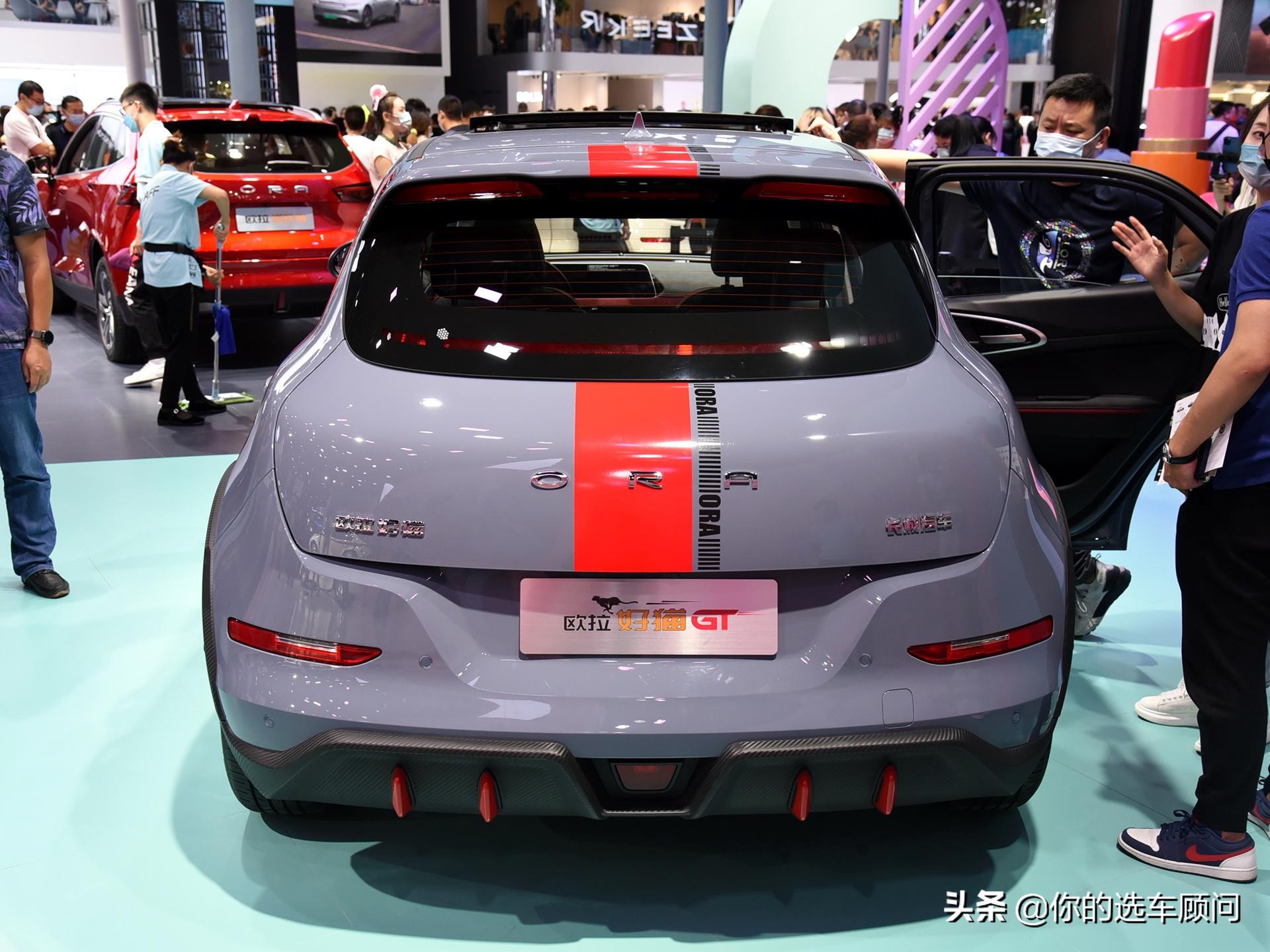 Full of sports, with a battery life of over 400km, real shot of the ORA ...