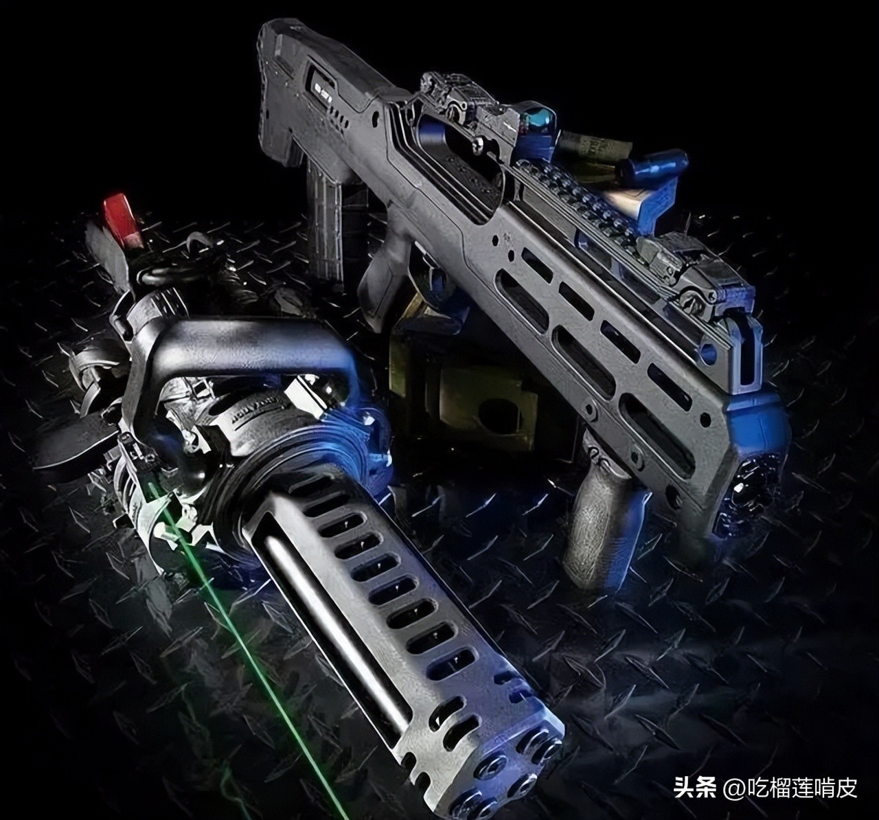 Portable machine gun?This is the lightest in the world!XM556 Handheld 5 ...