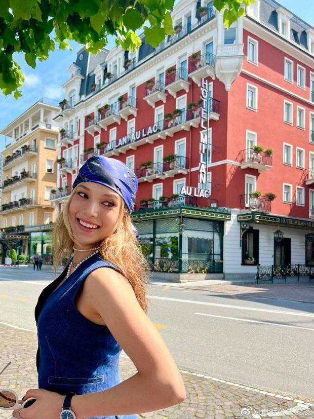 Gu Ai Lingxiu Italy's sweet smile is full of girlishness - iMedia