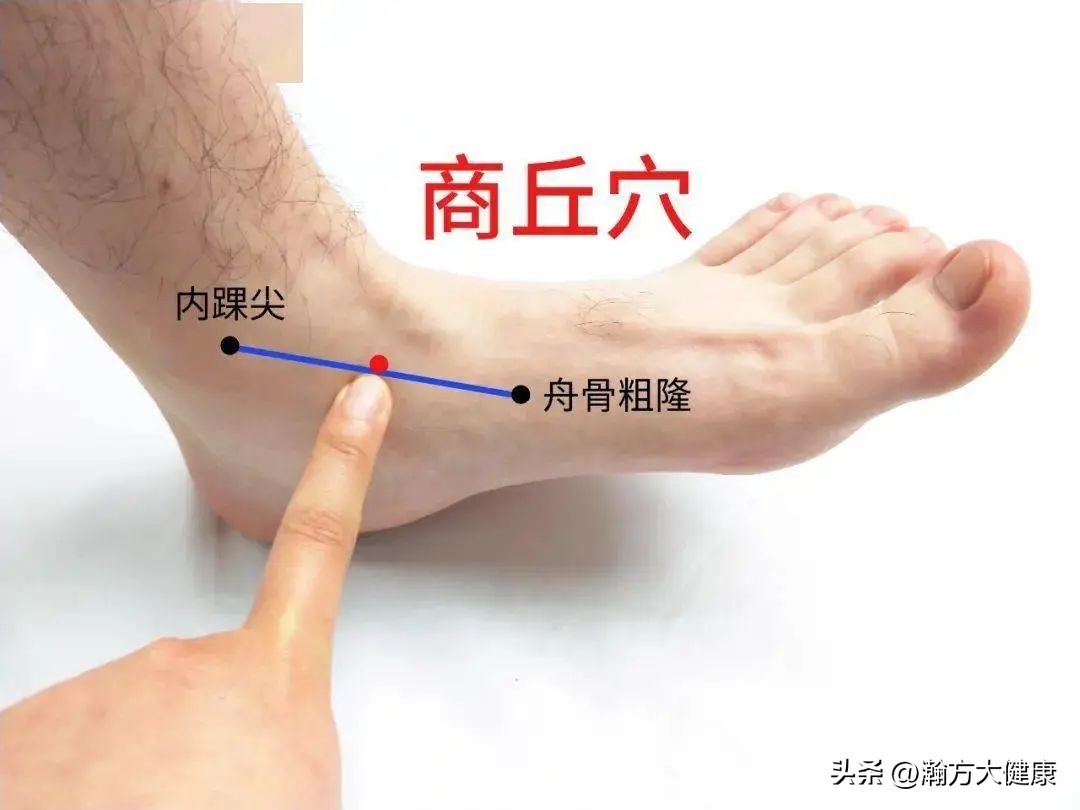 Look at the four acupoints on the inner side of the ankle, and take you ...