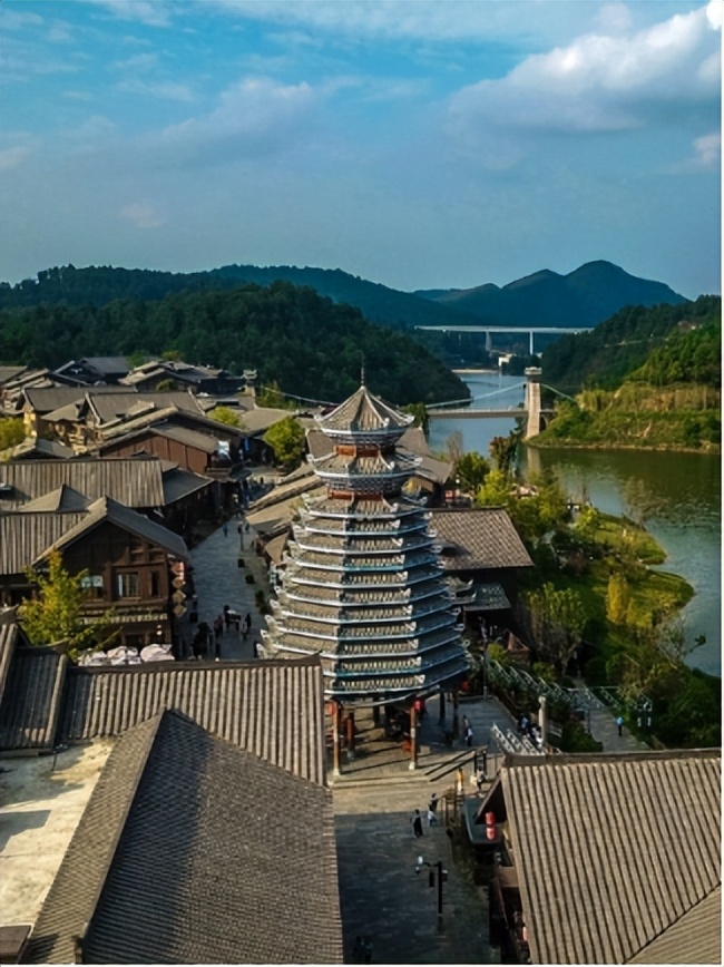 The beauty of Danzhai Wanda Town is "shocking" and has Chinese ...