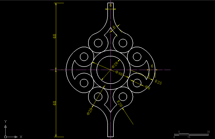 Comprehensive application of CAD tangent, tangent, radius circle ...
