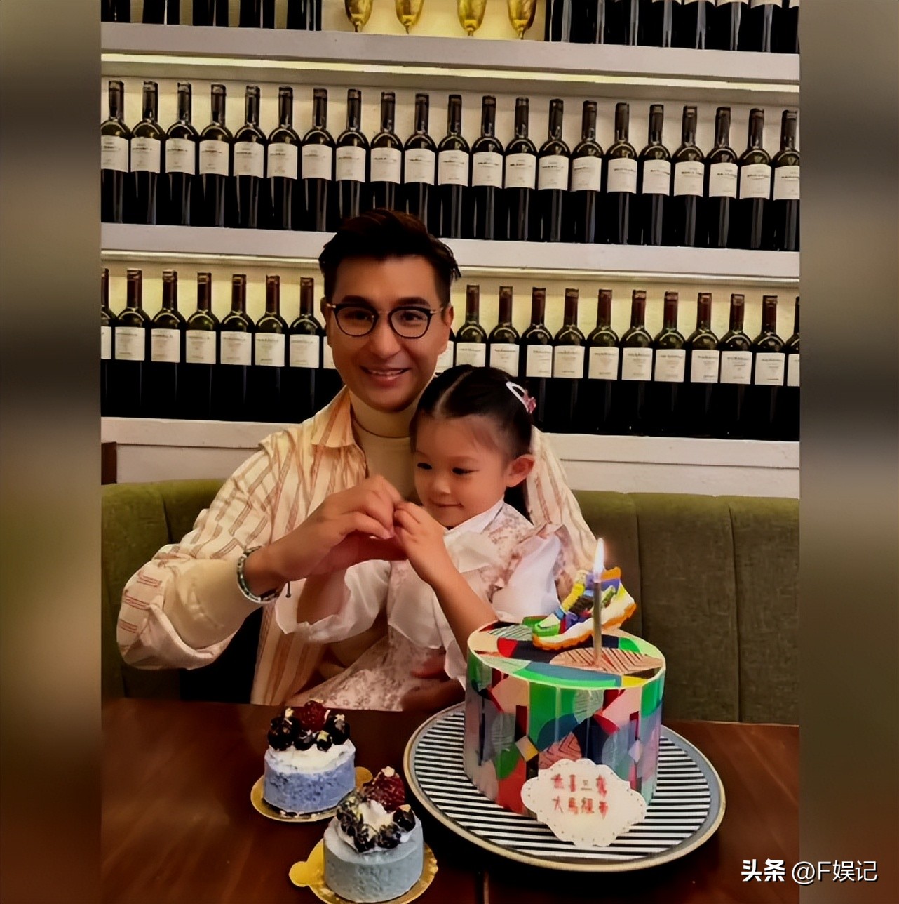 Shan Wenrou made inedible cakes for Chen Zhanpeng's family of three to celebrate his birthday ...