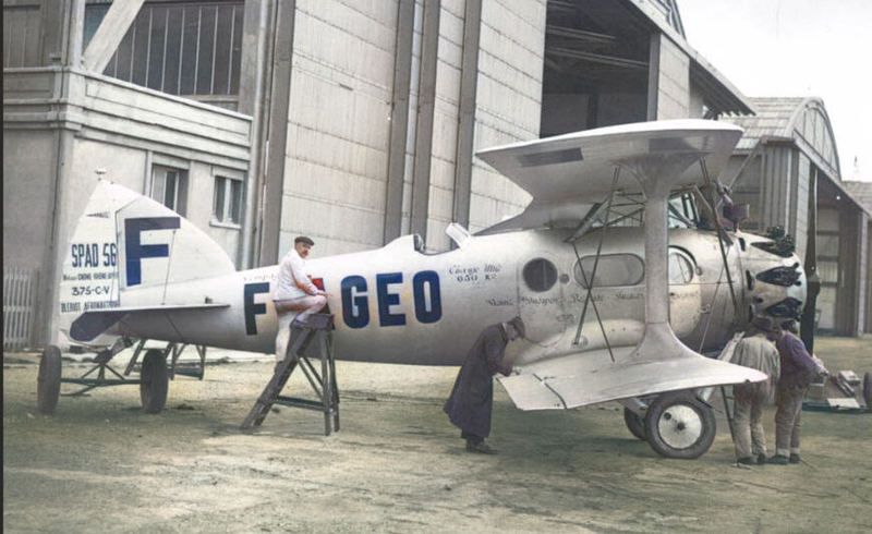 The elegant French SPAD S.510 fighter, the technical generation ...