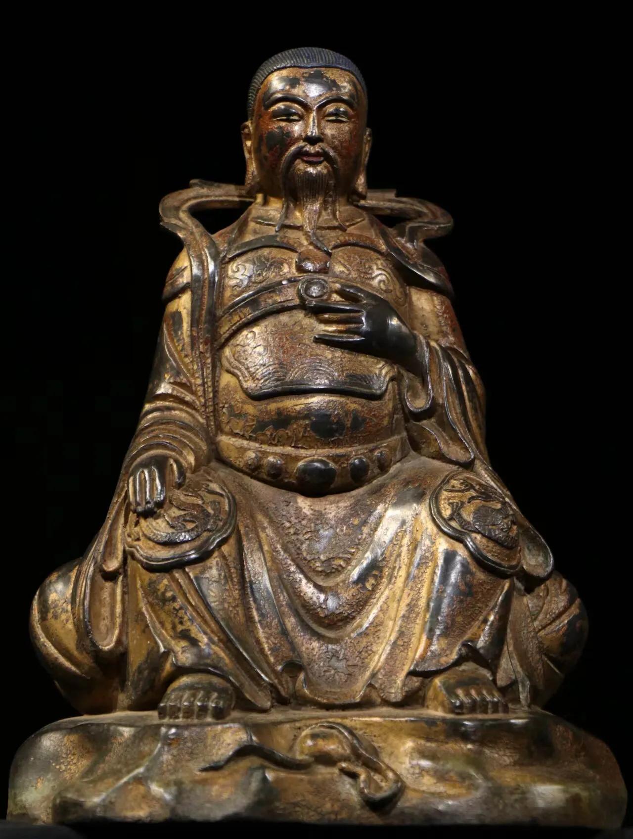 Gilt bronze, statue of Zhenwu the Great - iNEWS
