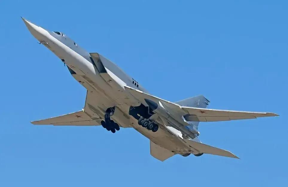 Two Tu-22M3 bombers of the Russian Aerospace Forces are suspected to ...