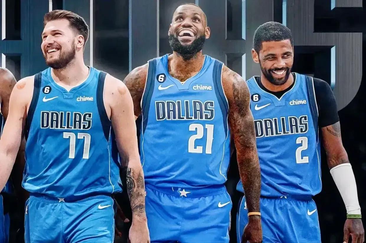 James joined the Mavericks, which had a great impact on the three ...