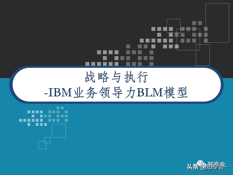 Strategy and Execution - The BLM Model of Business Leadership used by ...