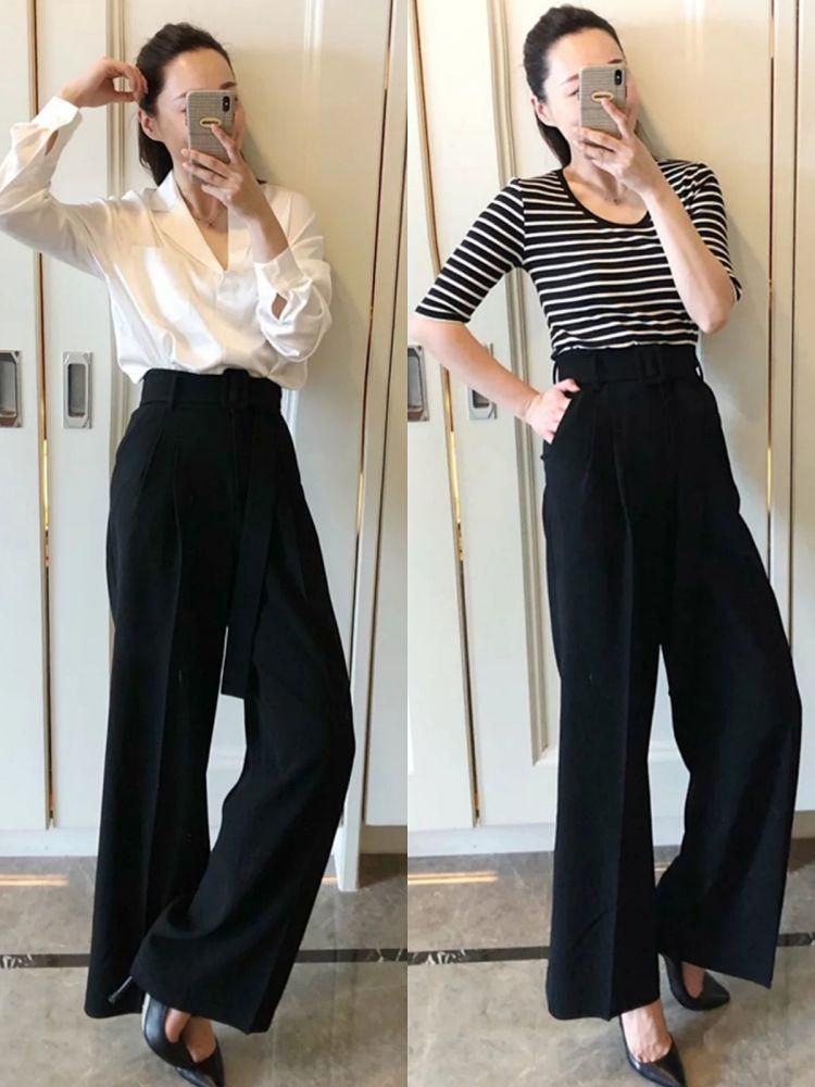 How to wear elegant women's trousers, teach you to easily wear high-end ...
